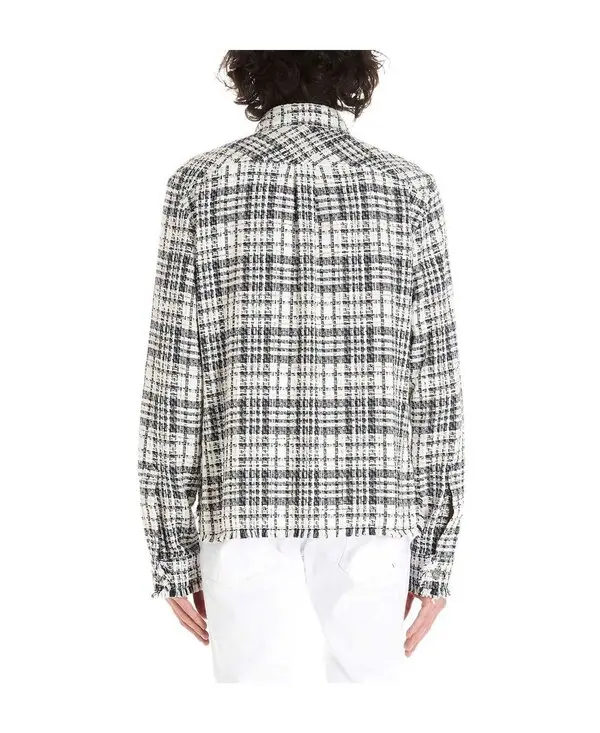 Faith Connexion Checked Shirt With Frayed Edges