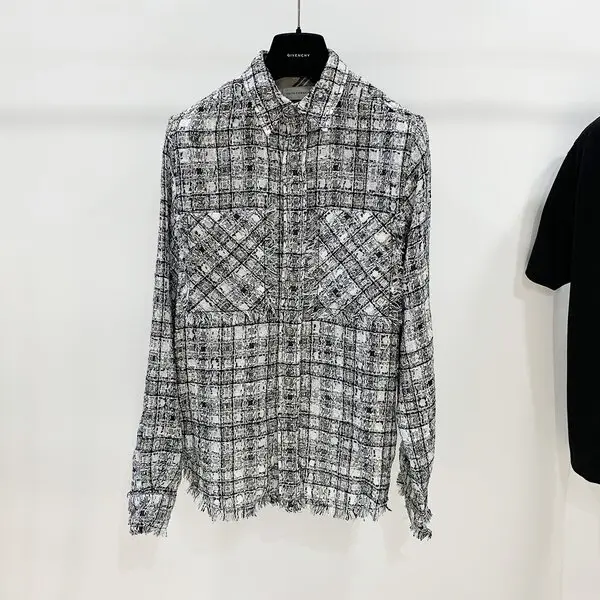 Faith Connexion Checked Shirt With Frayed Edges
