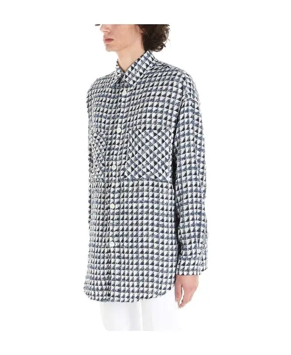 Faith Connexion Geometric Print Oversized Shirt