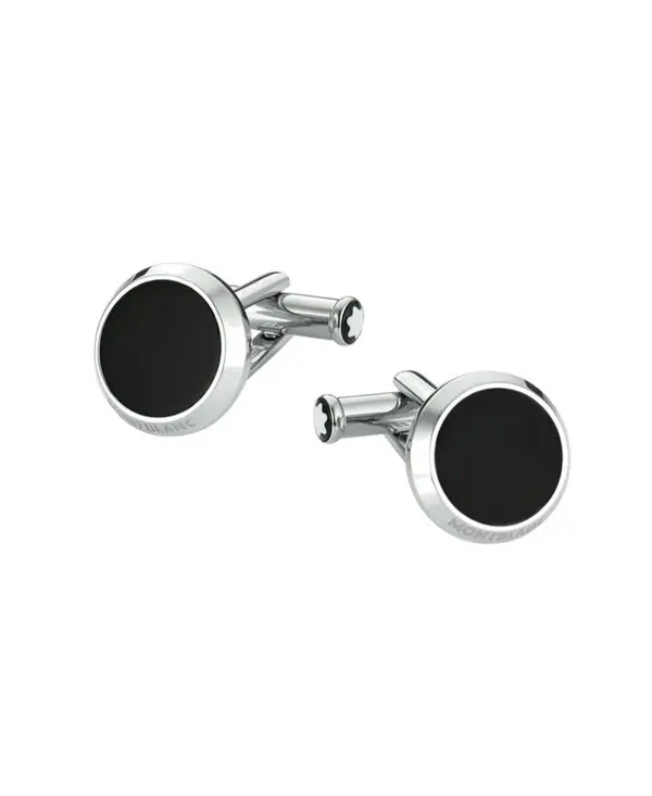 Montblanc Logo Cufflinks - Black