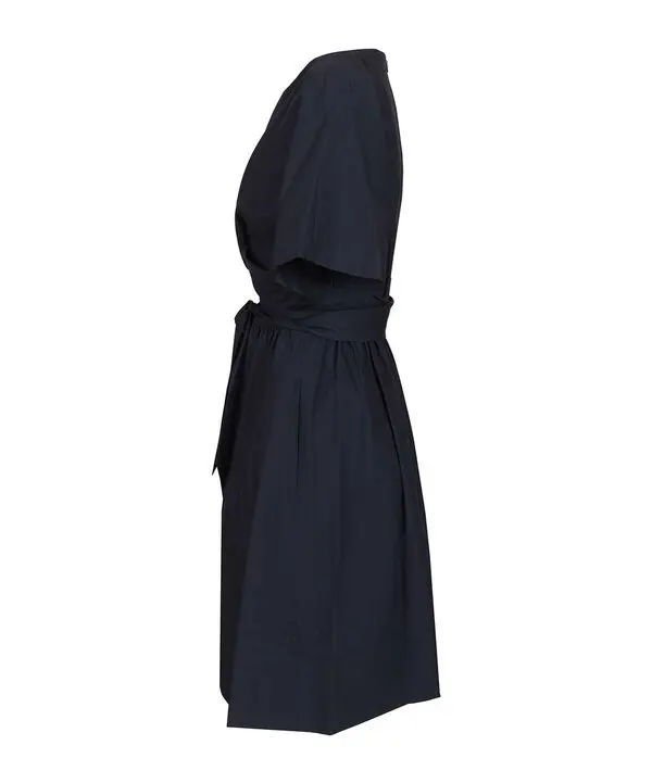 Emporio Armani Wrap Belted V-neck Dress