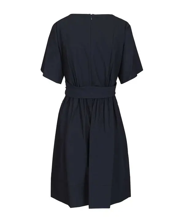 Emporio Armani Wrap Belted V-neck Dress
