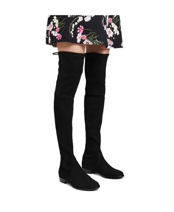 STUART WEITZMAN Lowland Over The Knee Boots - Black