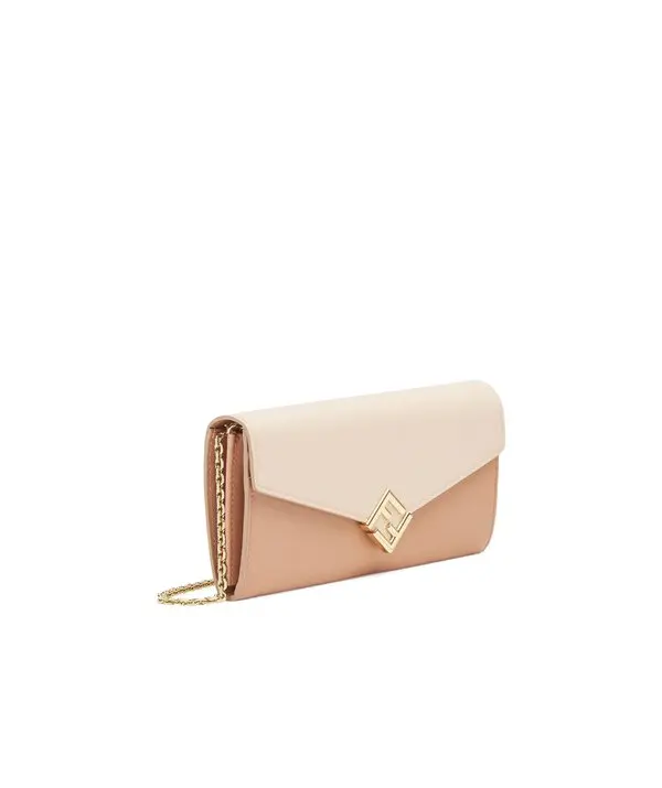 Fendi Ff Diamonds Rectangular Chained Wallet