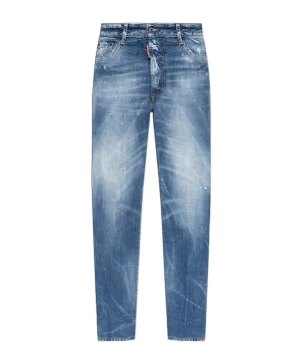 Dsquared2 Be Cool Be Nice" Loose Wash Jeans