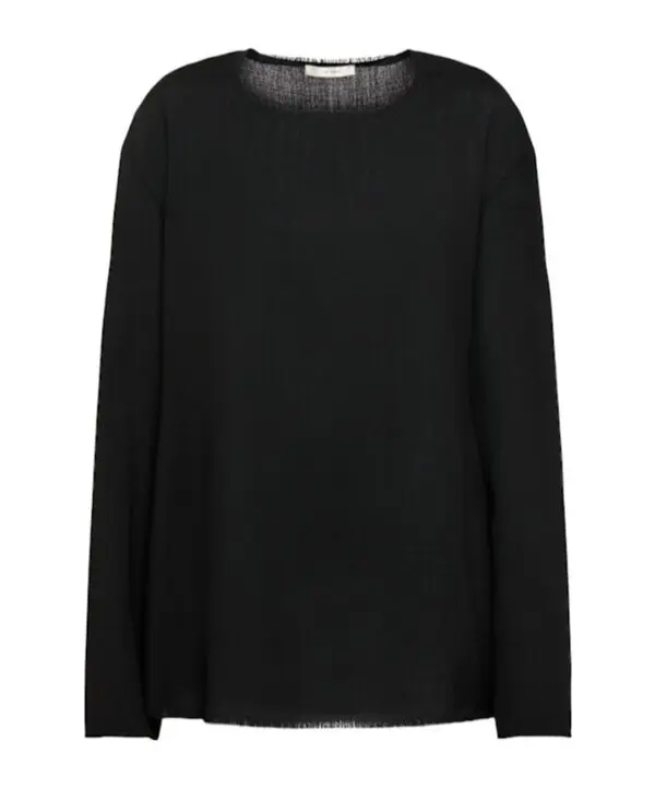 THE ROW Cattaleya Soft Wool Tailoring Top