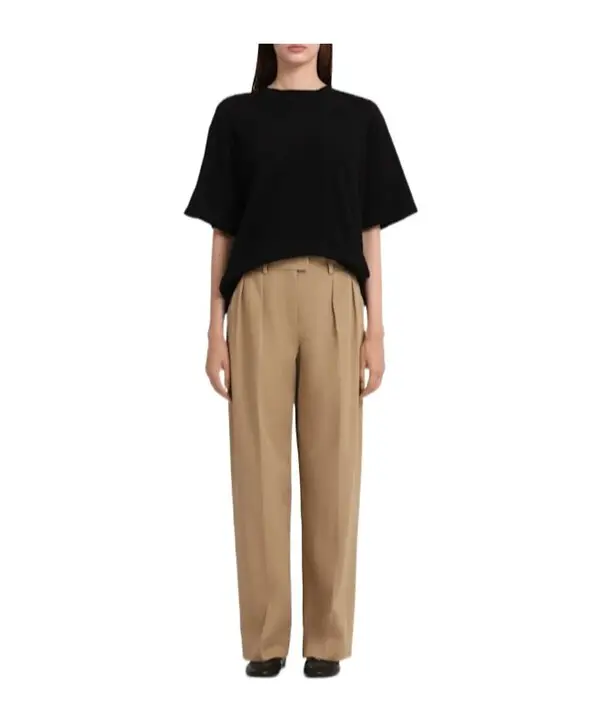 THE ROW Alfidis Gabardine Straight Pants