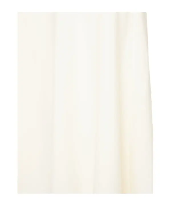 Brunello Cucinelli Wool Blend Midi Skirt - White