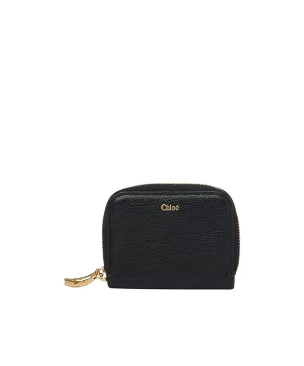 Chloé Banana Zipped Coin Purse - Black