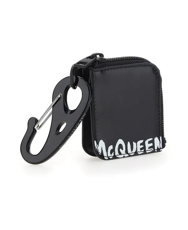 Alexander McQueen Logo Zip Pouch Keyring
