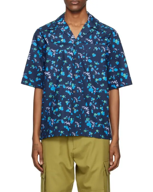 Marni Graphic Printed Buttoned Shirt