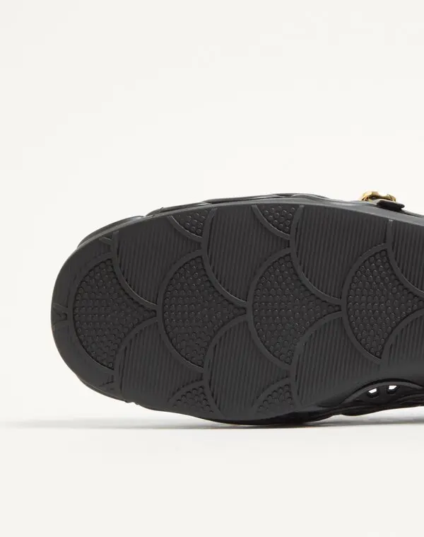 Valentino Garavani Ondette Rubber Ballerinas - Black