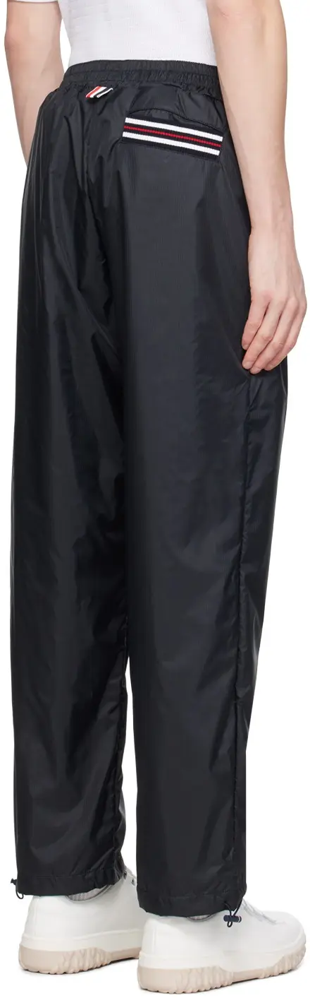 Thom Browne Logo Patch Drawstring Pants