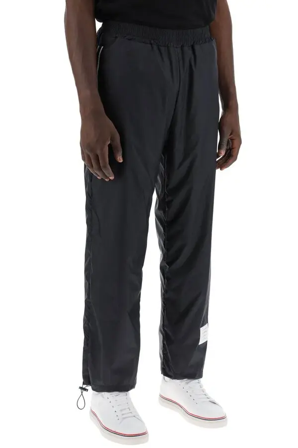 Thom Browne Logo Patch Drawstring Pants