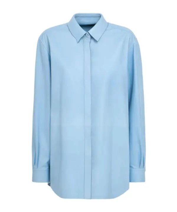 TOM FORD French Plonge Leather Shirt