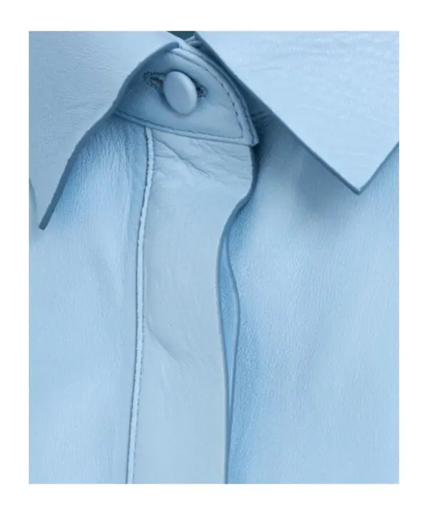 TOM FORD French Plonge Leather Shirt
