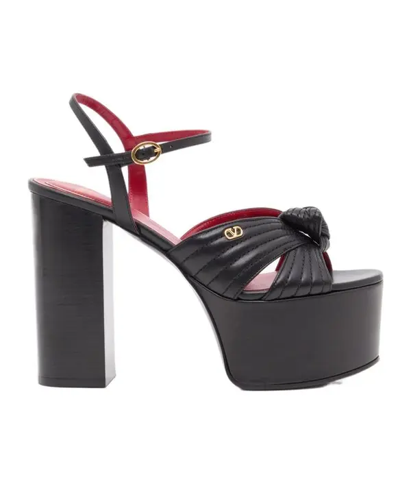Valentino Garavani Logo High Heel Platform Sandals