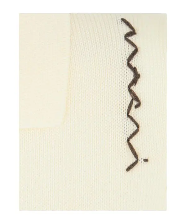 Marni Knit Buttoned Cardigan With Embroidered Detail