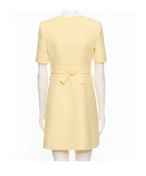 Valentino Garavani Crepe Couture Short Dress