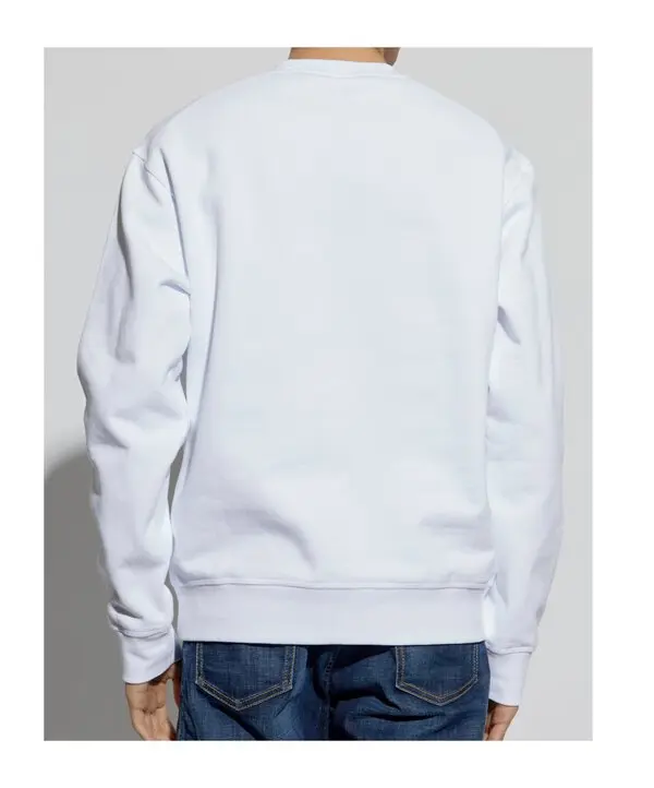Dsquared2 Velvet Logo Crewneck Sweatshirt