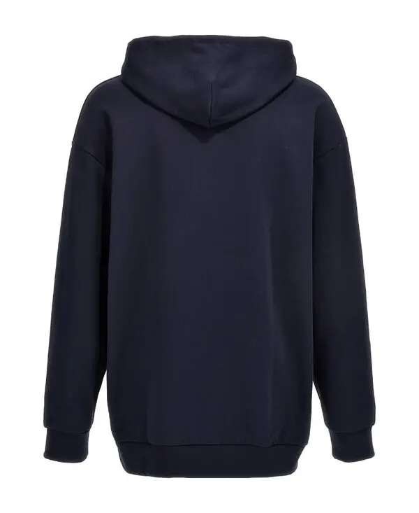 A.p.c. Logo Printed Drawstring Hoodie - Black