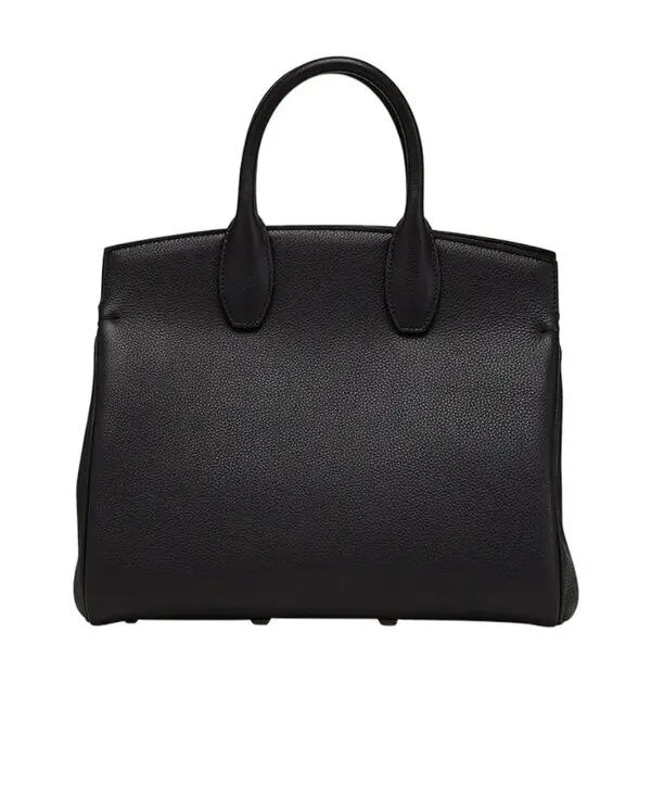 FERRAGAMO Studio Small Top Handle Bag - Black