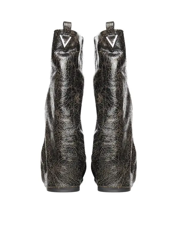 Attico Round Toe Slouch Boots
