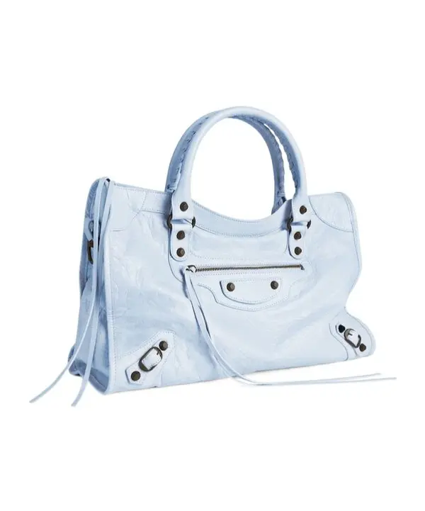 Balenciaga Le City Medium Tote Bag - Cloud Blue