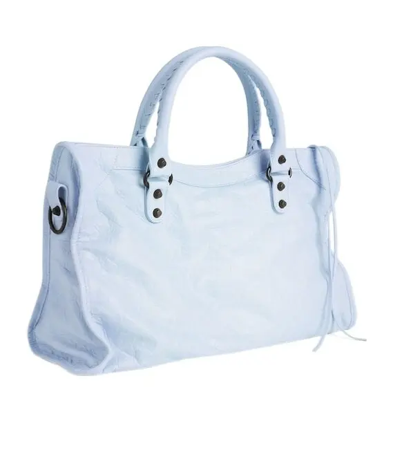 Balenciaga Le City Medium Tote Bag - Cloud Blue