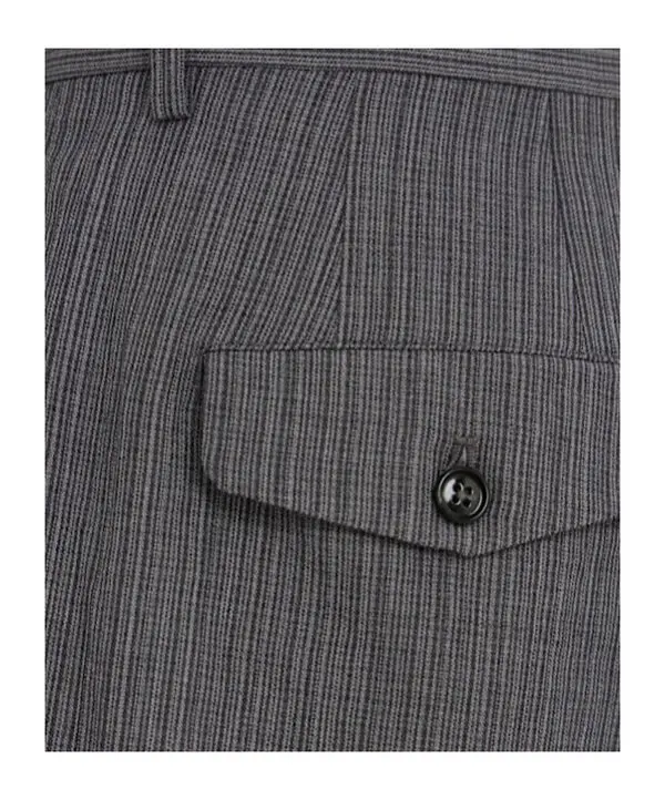 ANN DEMEULEMEESTER Relaxed Wool Blend Bootcut Pants