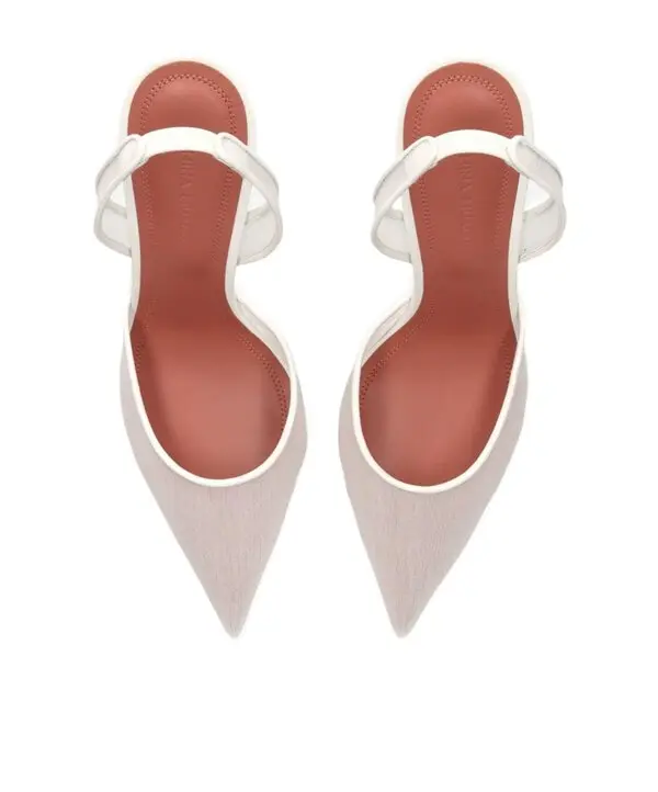 Amina Muaddi Holli Mesh Pumps