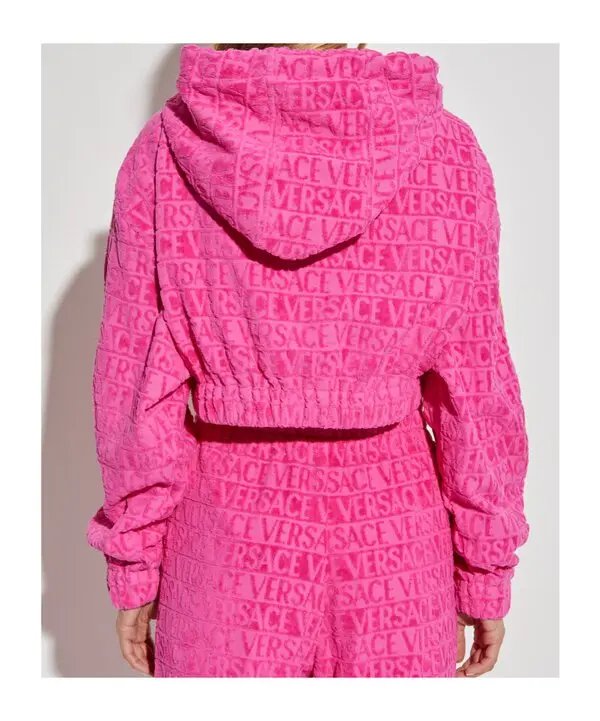 Versace Long Sleeve Hooded Sweatshirt