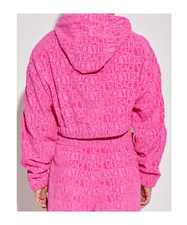 Versace Long Sleeve Hooded Sweatshirt