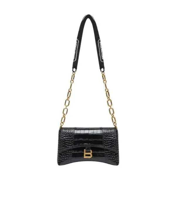 Balenciaga Downtown Xs Shoulder Bag - Black/white