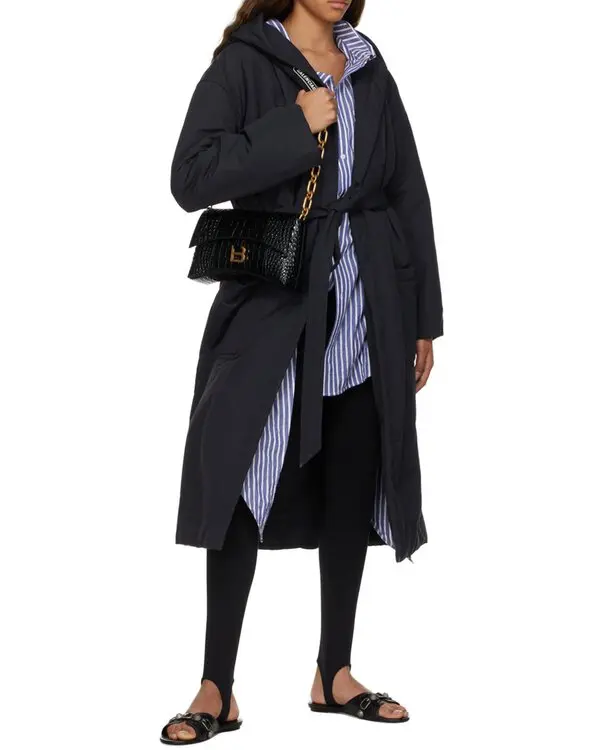 Balenciaga Downtown Xs Shoulder Bag - Black/white
