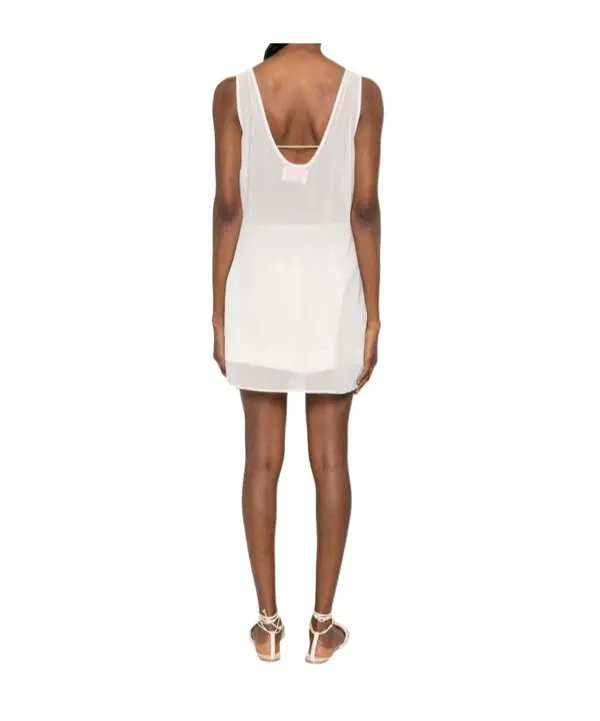 MC2 SAINT BARTH Embellished Sleeveless Mini Dress