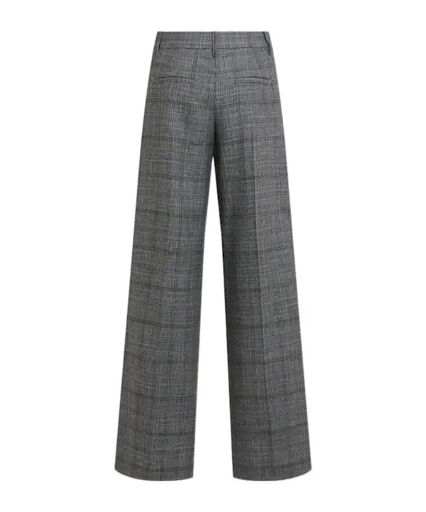 Brunello Cucinelli Prince Of Wales Wool Trousers