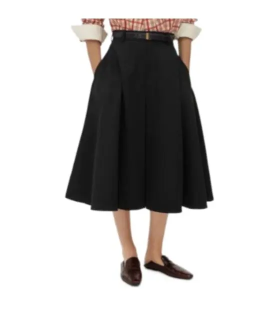 Bottega Veneta Grain De Poudre Midi Skirt