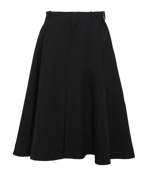 Bottega Veneta Grain De Poudre Midi Skirt - Black