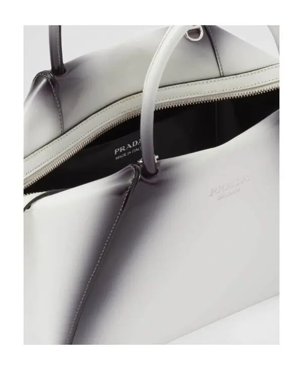 Prada Small Brushed Leather Handbag With Gradient Effect