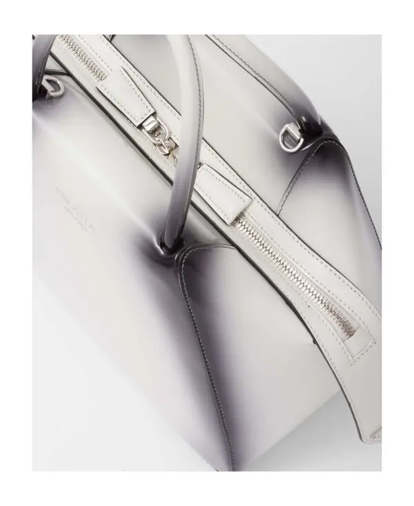 Prada Small Brushed Leather Handbag With Gradient Effect