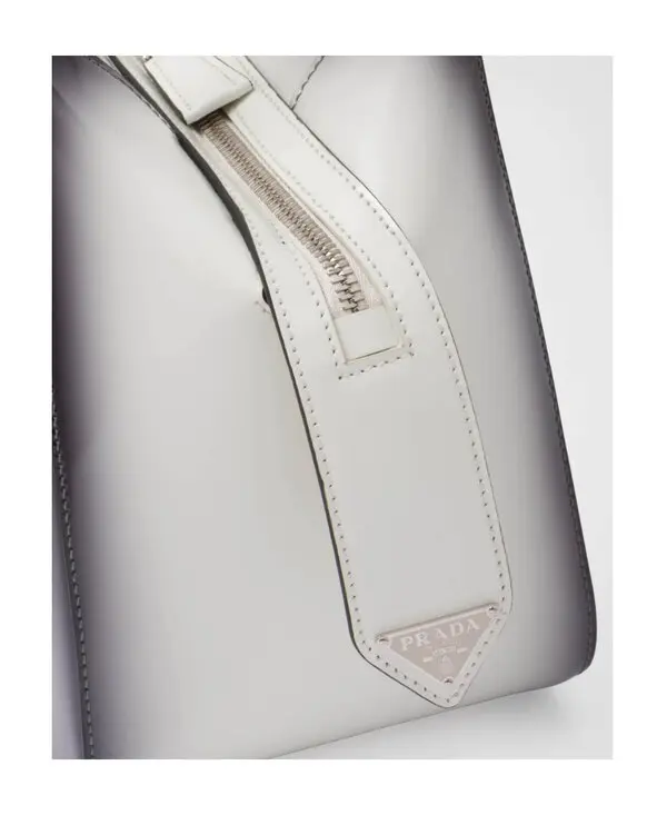 Prada Small Brushed Leather Handbag With Gradient Effect