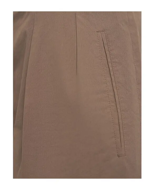 THE ROW Alfidis Cotton Gabardine Straight Pants - Brown