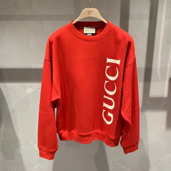 Gucci Logo Print Crewneck Sweatshirt