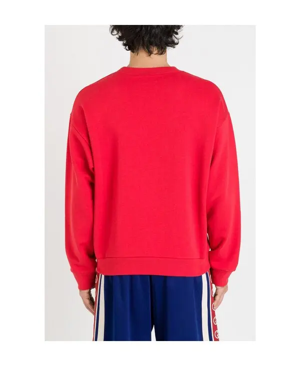 Gucci Logo Print Crewneck Sweatshirt