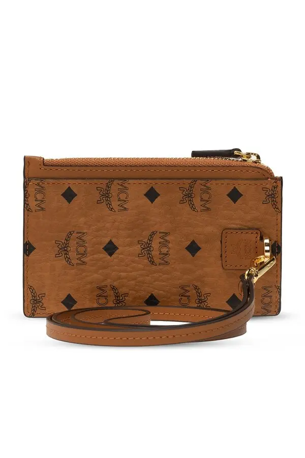Mcm All-over Logo Print Wallet