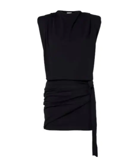 Isabel Marant Étoile Marielle Draped Cotton Minidress