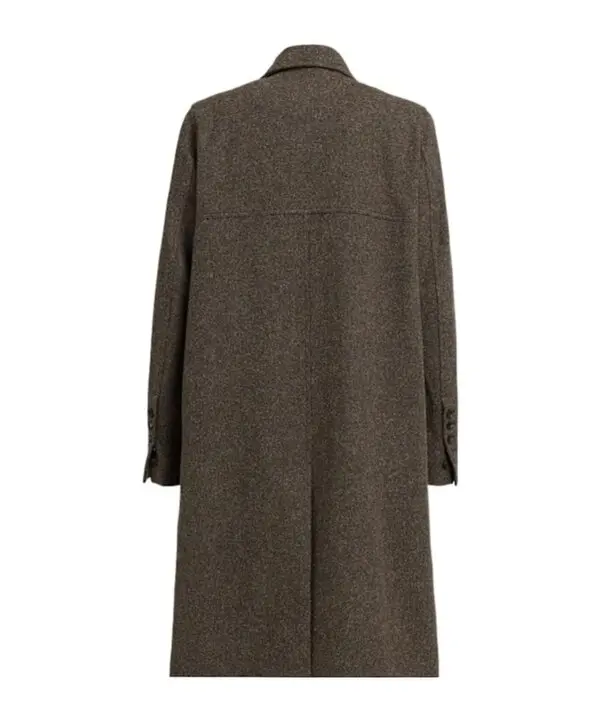 Rick Owens Officer Wool Long Coat