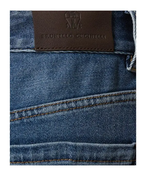 Brunello Cucinelli Loose Fit Denim Jeans