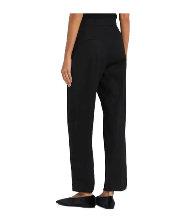 Max Mara Cotton Twill Tailored Pants